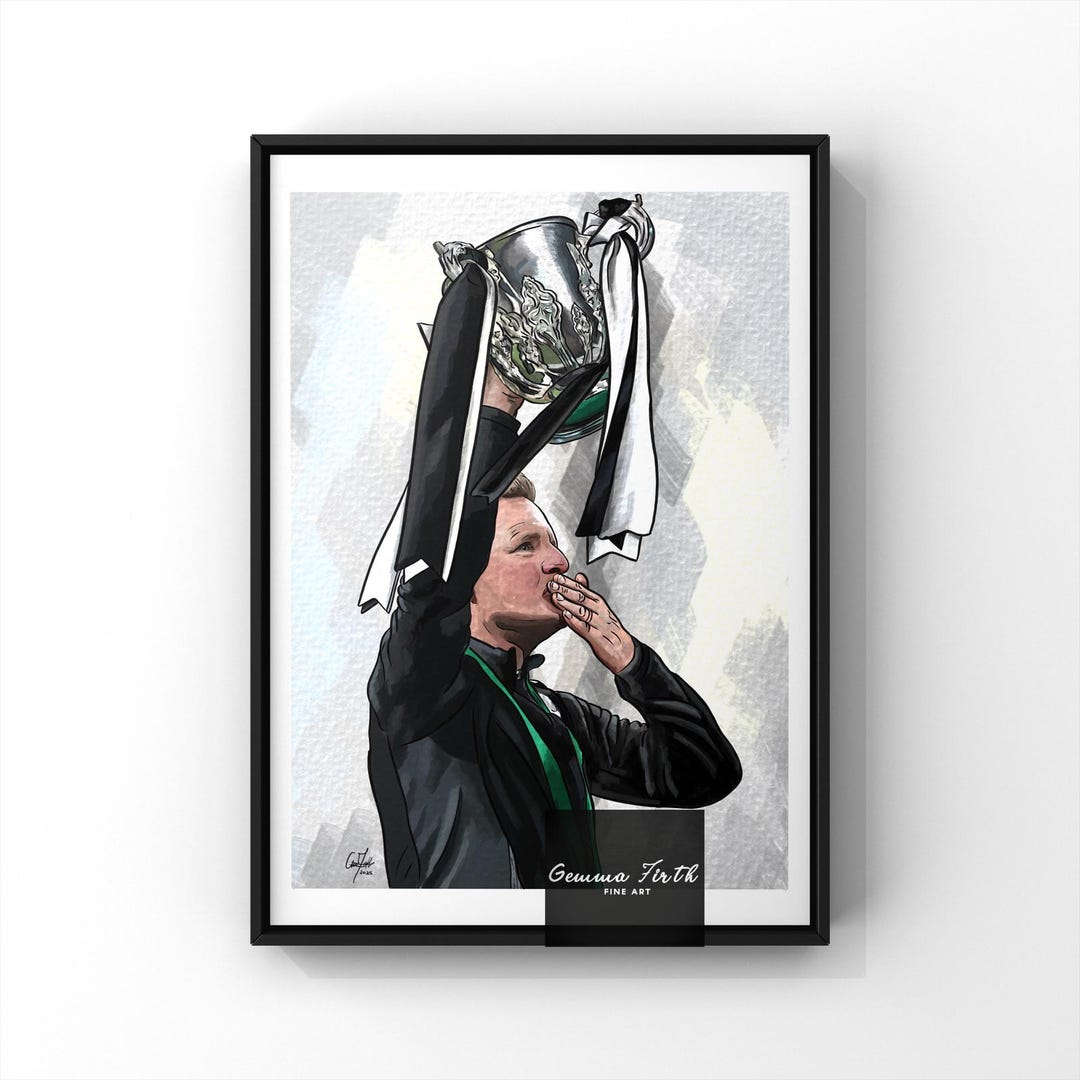 Eddie Howe Drawing A4 A5 A3 Print Pencil Drawing | Football Print ...