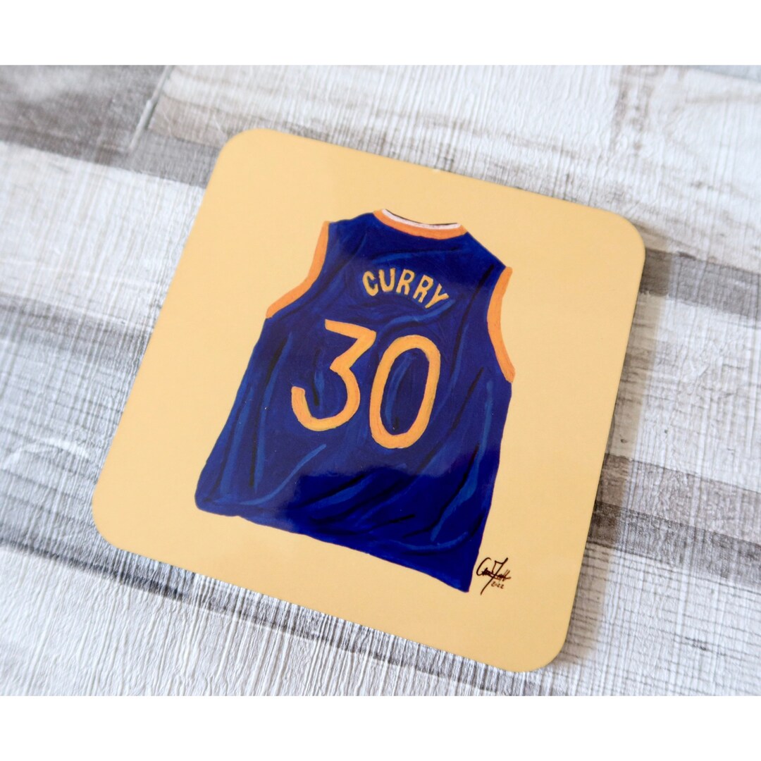 Steph Curry Inspired Coaster Kit Painting Hand Sublimated Design ...