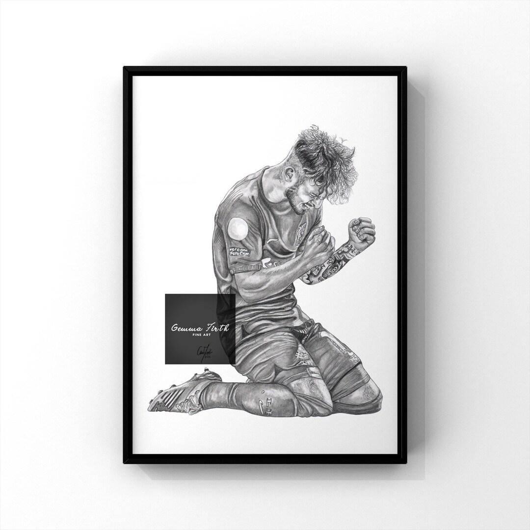 Liverpool Print Harvey Elliott Drawing A4 Print | Football Prints ...