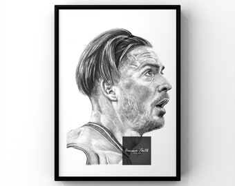 Erling Haaland A4 Print Pencil Drawing Original Artwork - Etsy New Zealand