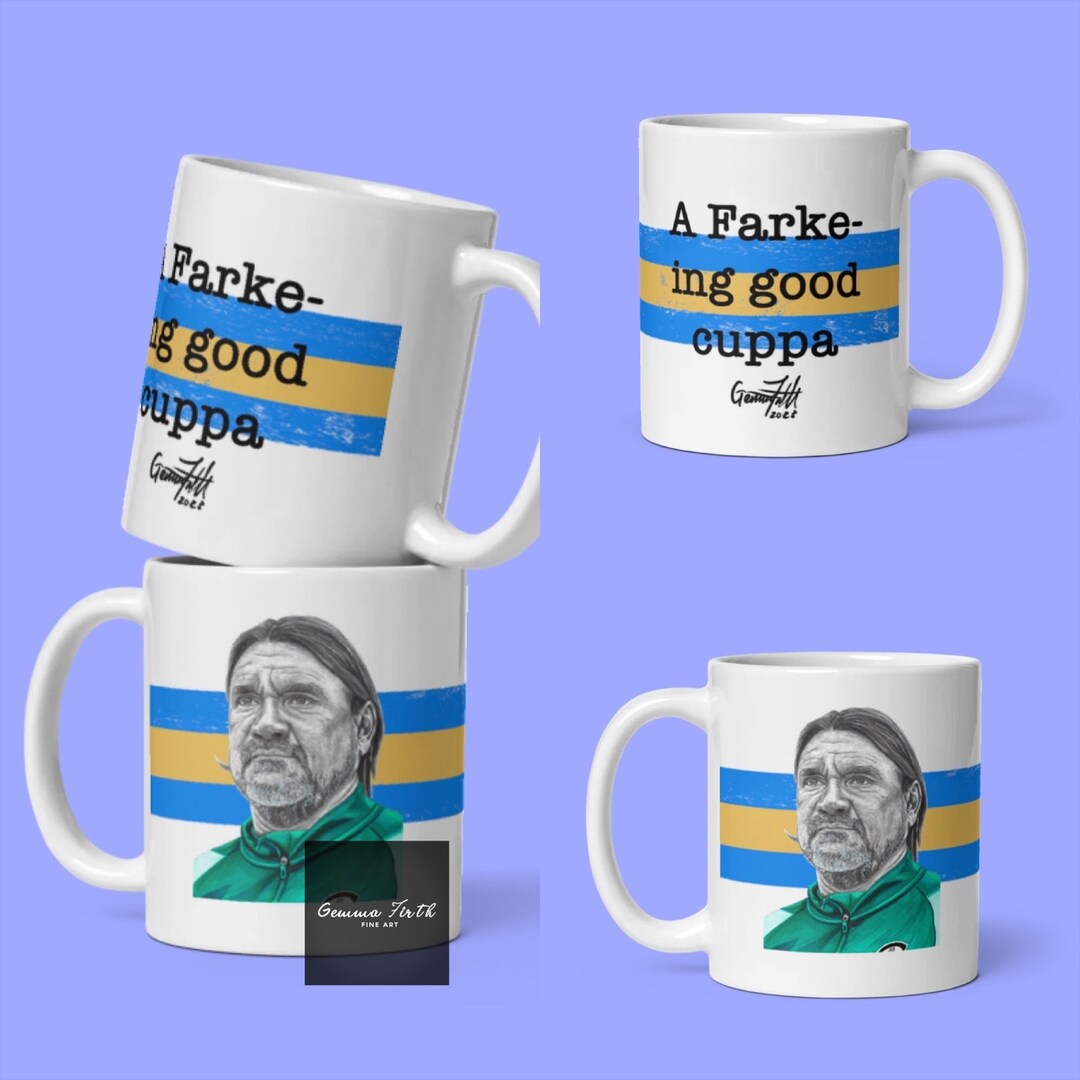 Daniel Farke Inspired Pencil Drawing Mug Original Artwork - Etsy