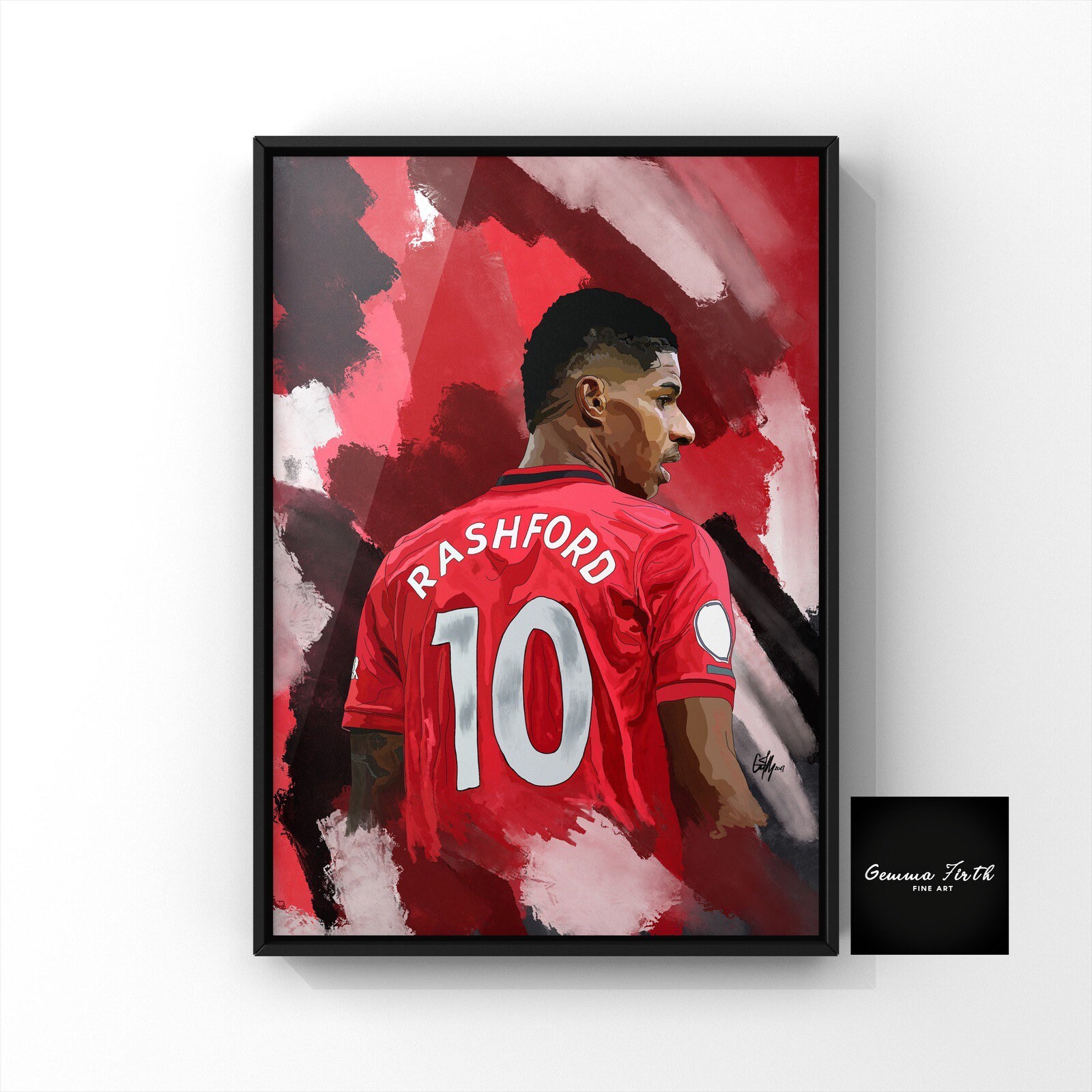 Marcus Rashford Print A4 Digital Illustration Drawing Man Utd - Etsy UK