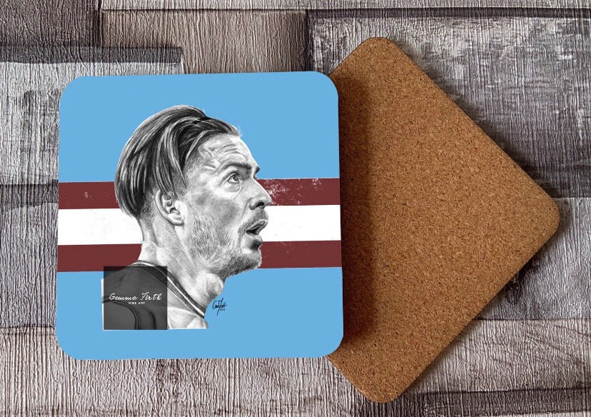 Jack Grealish Drawing Coaster Design MCFC Inspired Drawing - Etsy