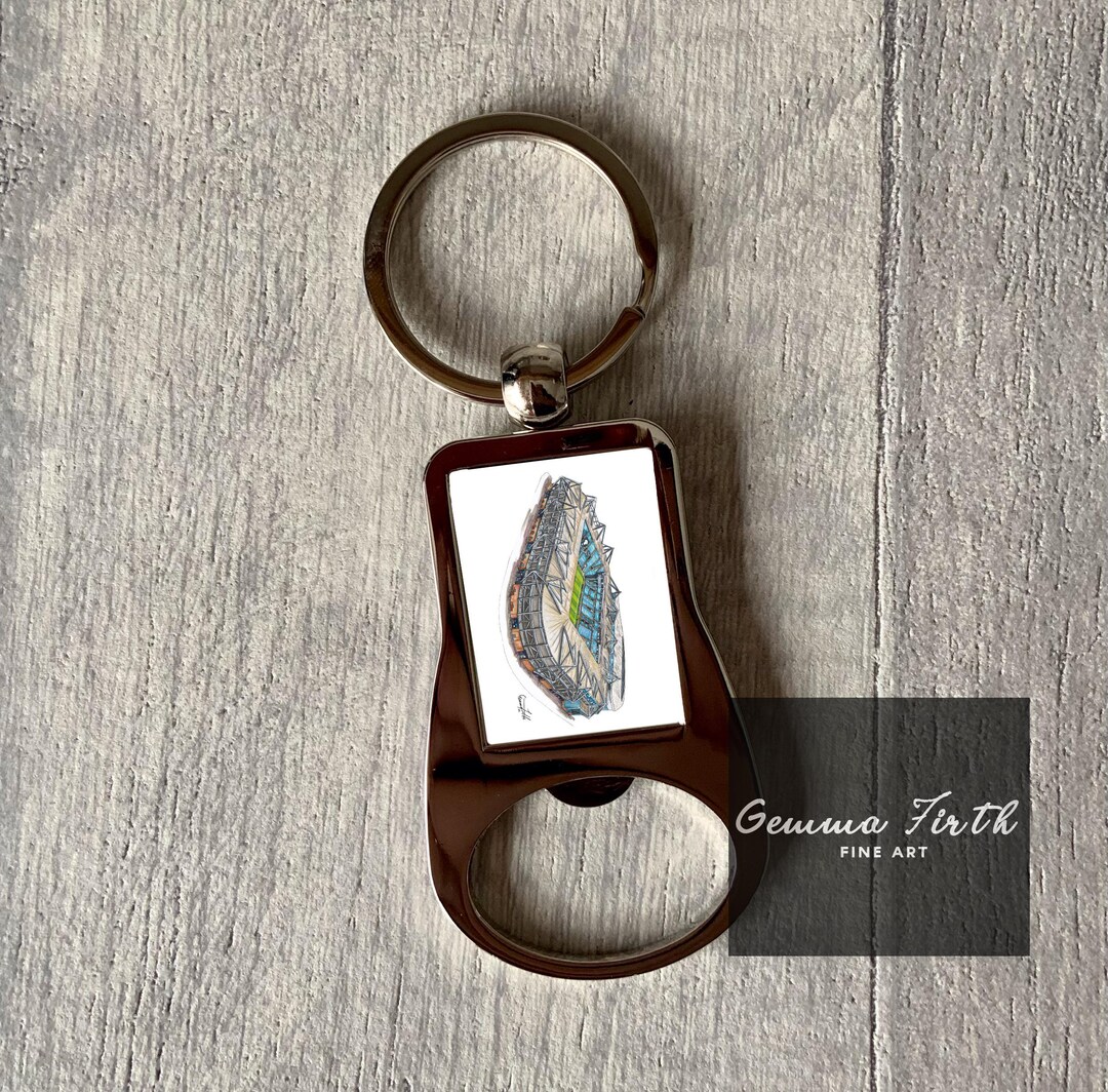 Coventry Arena Stadium Drawing Inspired Bottle Opener Keyring Metal ...