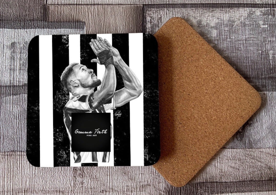 Joelinton Inspired Drawing Coaster Design - Etsy