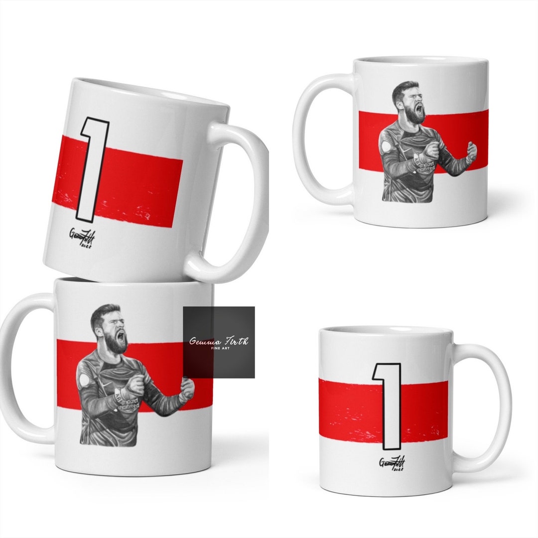 Alisson Becker Inspired Pencil Drawing Mug Original Artwork - Etsy