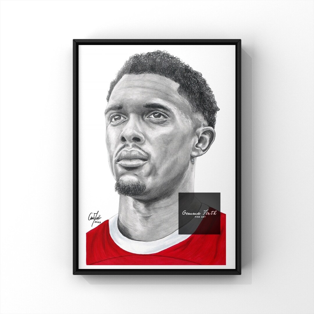 Trent Alexander Arnold Drawing Print A4 Original Artwork | Football ...