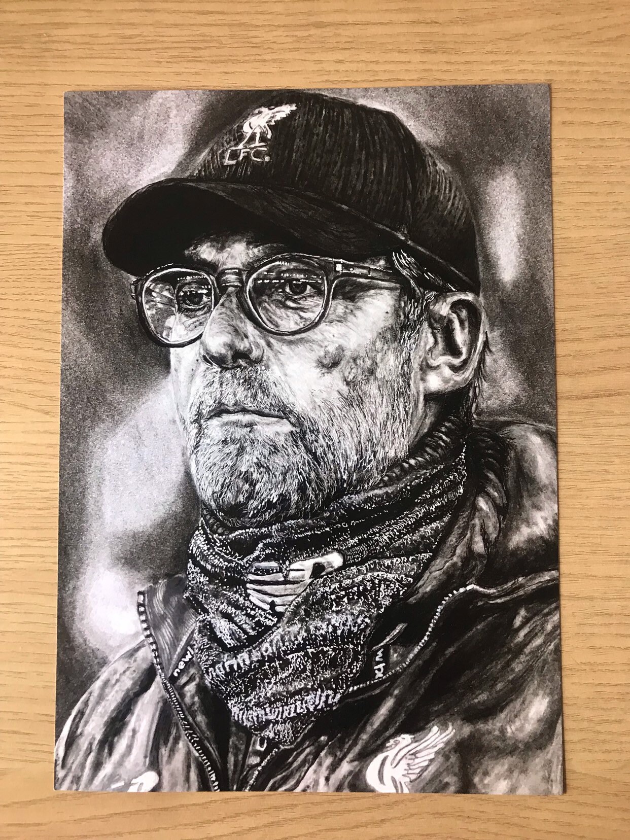 Liverpool Print Jurgen Klopp A4 Hand Drawing Print Unframed - Etsy UK