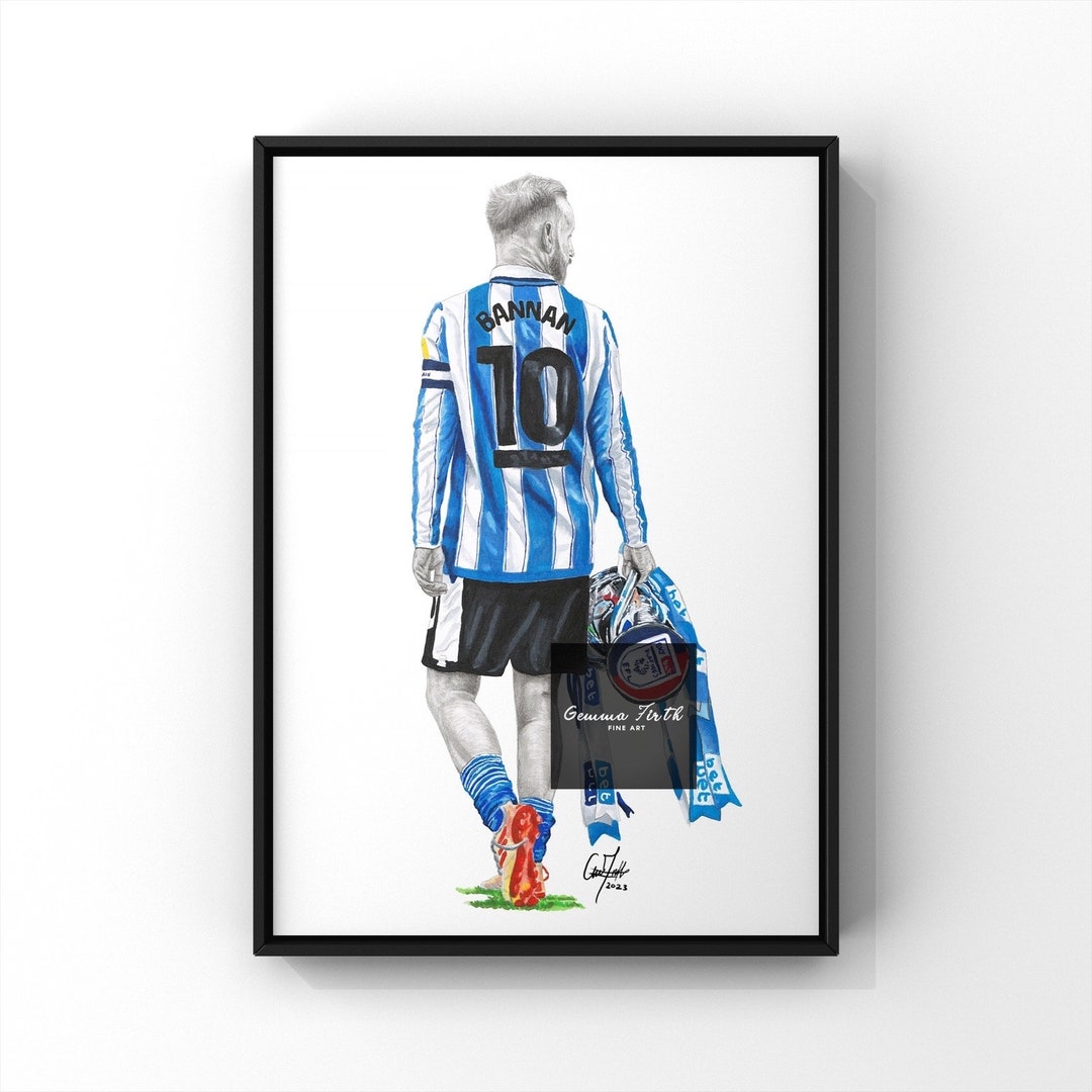 Barry Bannan Inspired Pencil Drawing A4 Drawing SWFC Themed Drawing ...