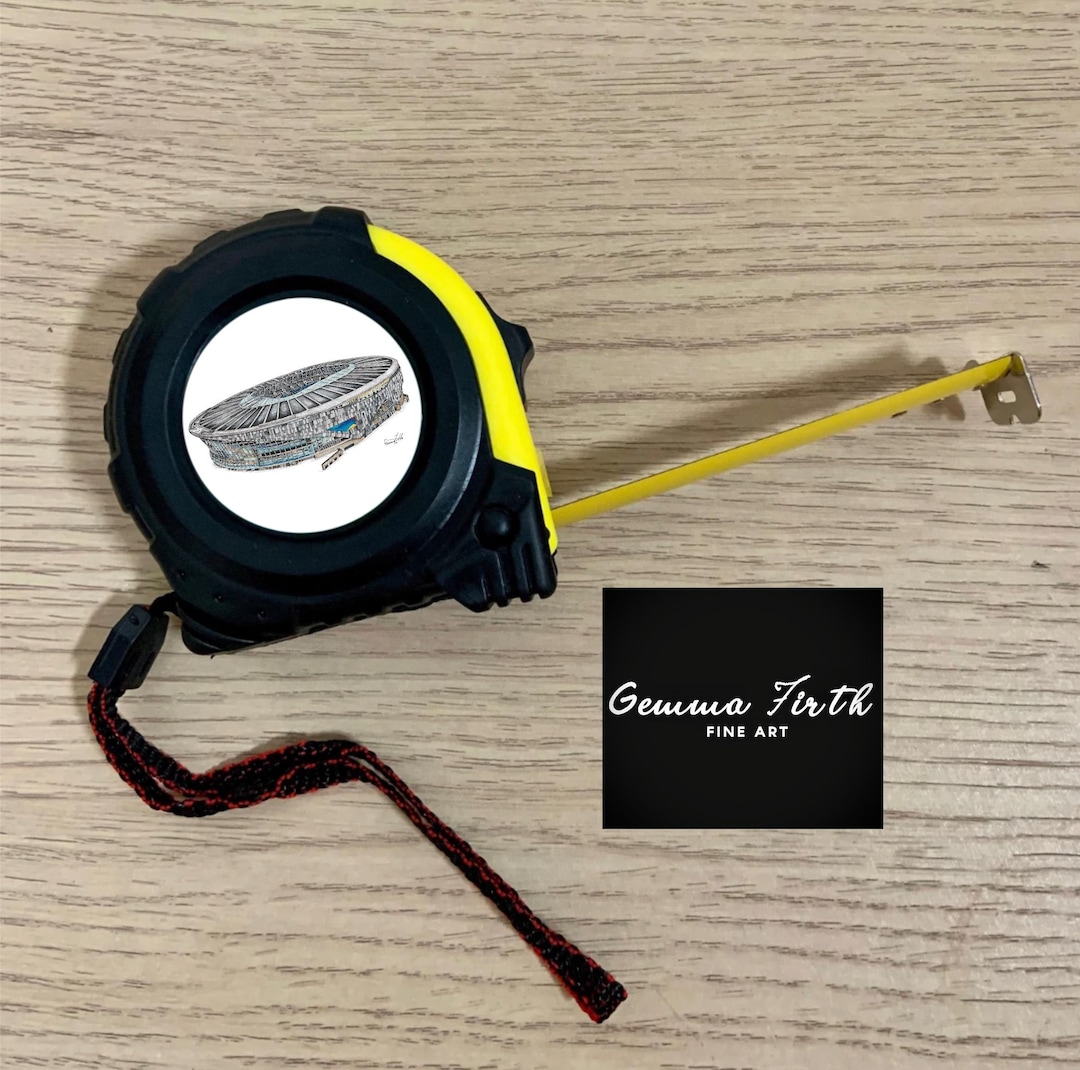 Tottenham Stadium Inspired Drawing Tape Measure Original Artwork ...