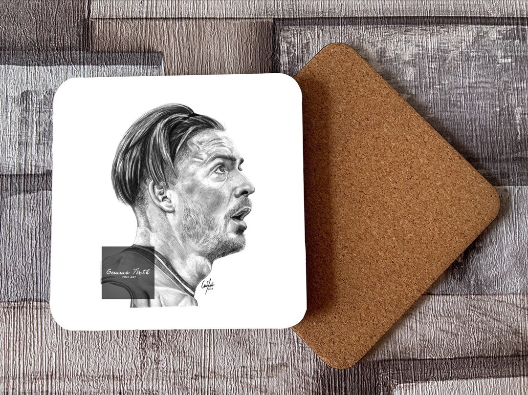Jack Grealish Drawing Coaster Design MCFC Inspired Drawing - Etsy