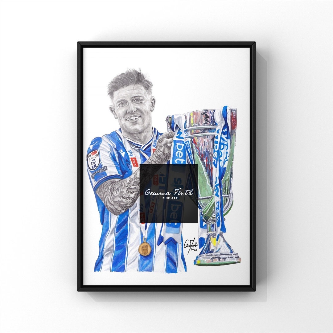 Josh Windass A4 Print Pencil Drawing SWFC Themed Drawing - Etsy