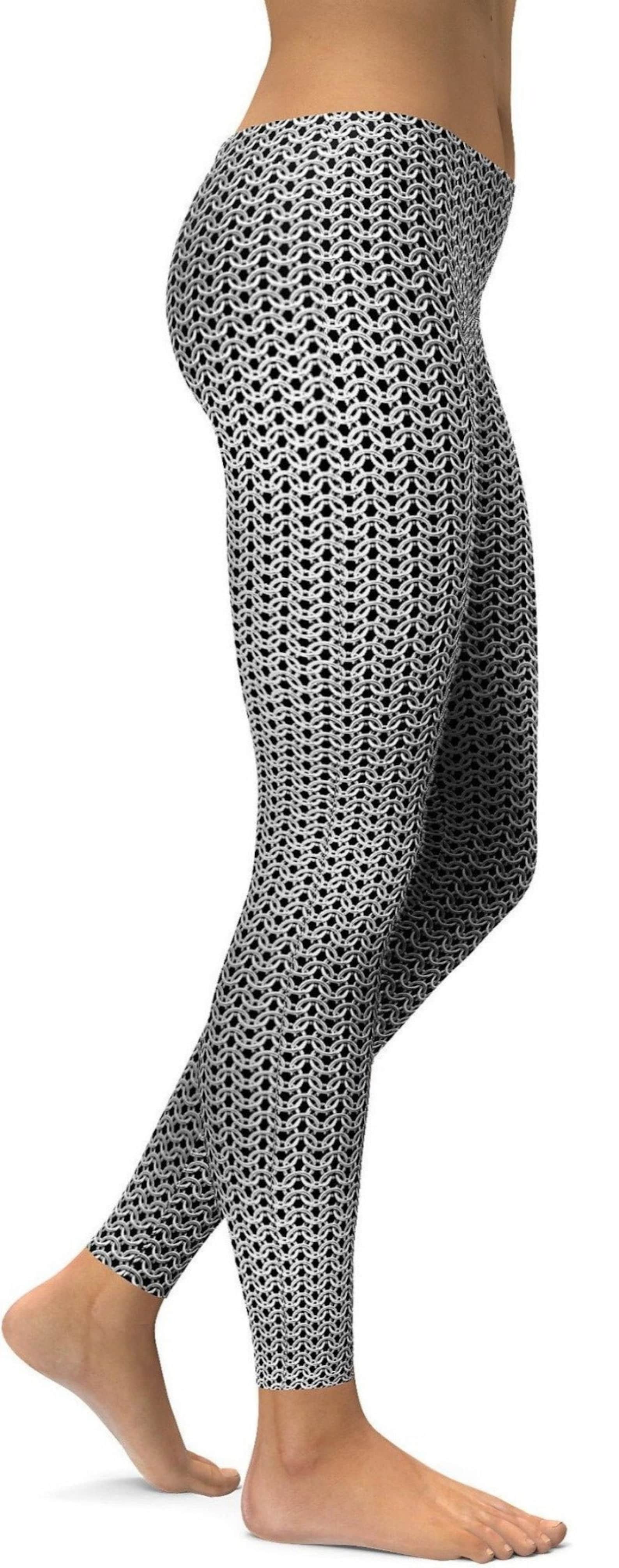 Knight Chainmail Leggings Women - Medieval Costume, High Waisted ...