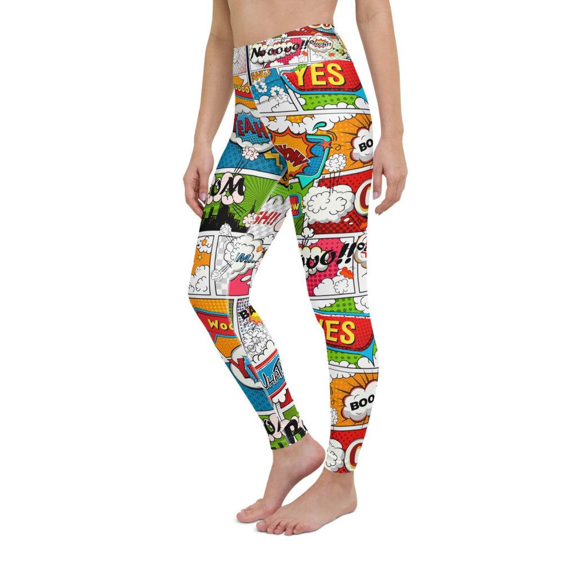 Comic Book Super Hero Yoga Pants - Etsy