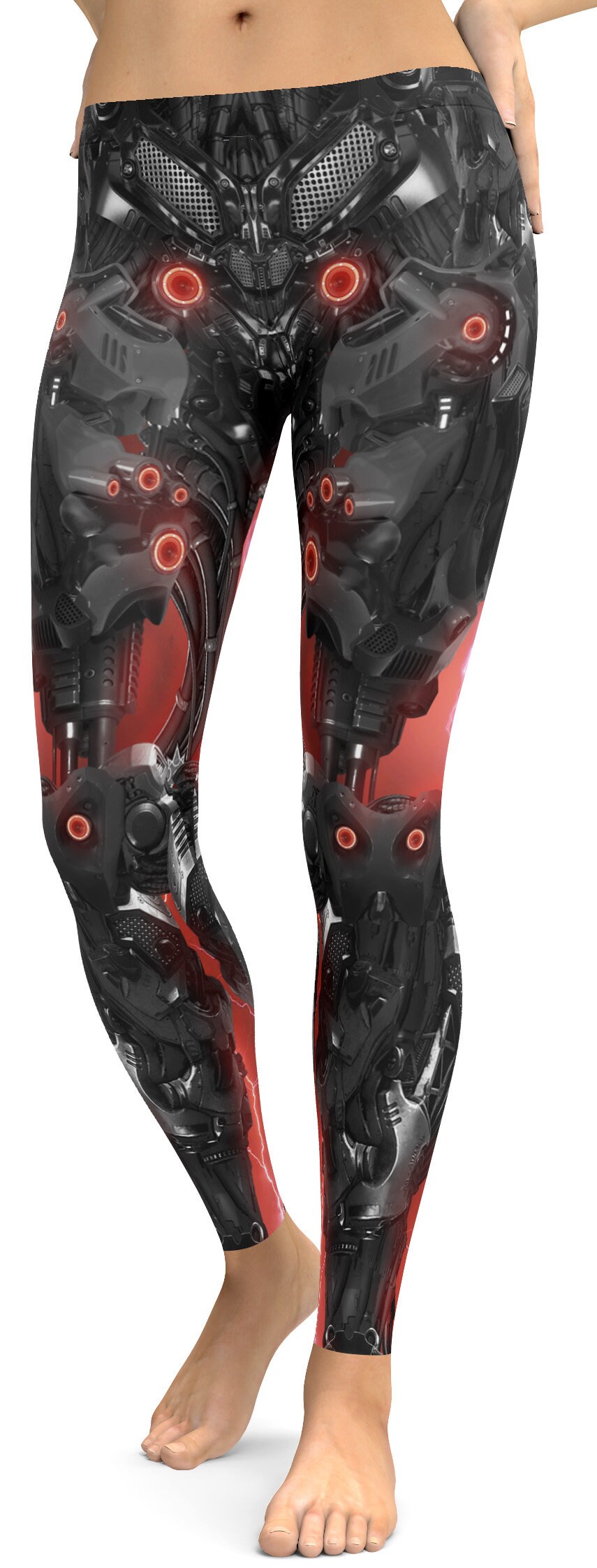 Mechanical Robot Leggings for Women, Gothic Sci-fi Cyberpunk Robotic ...