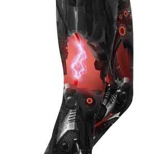 Robot Leggings Women: Gothic Cyberpunk High Waisted Plus Size ...