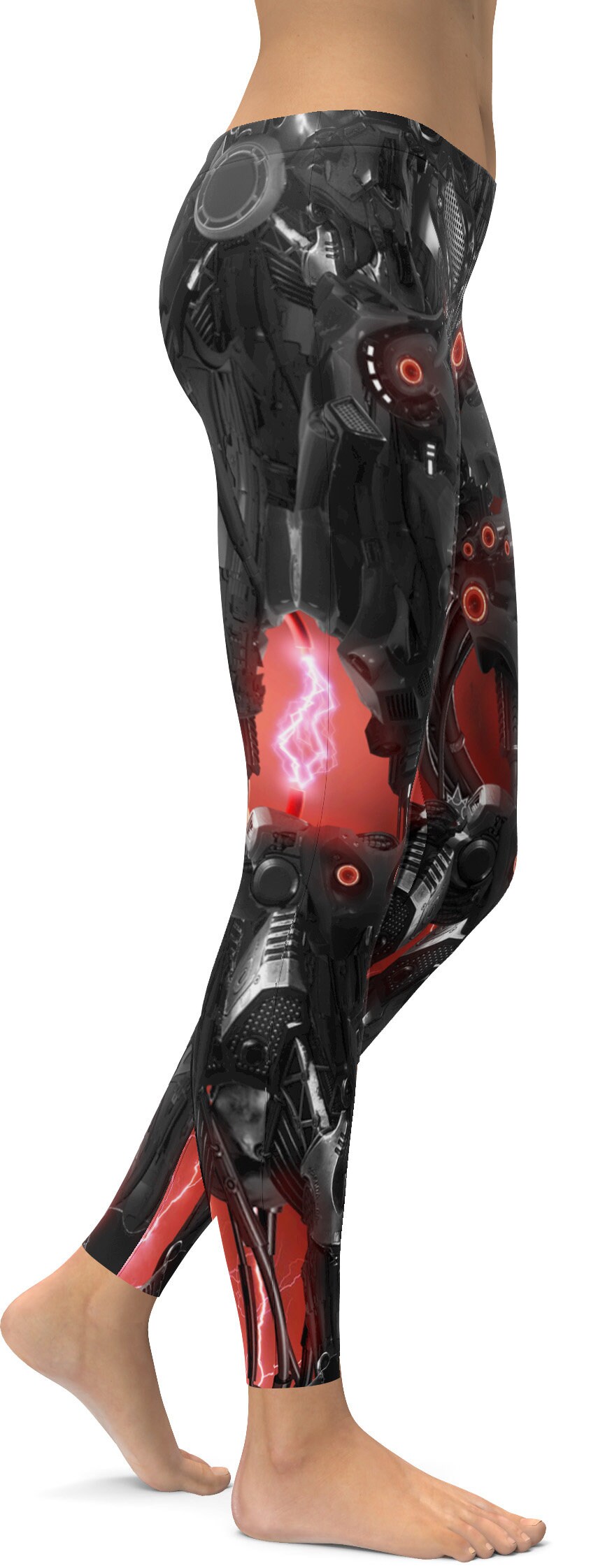 Mechanical Robot Leggings for Women, Gothic Sci-fi Cyberpunk Robotic ...