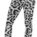Women's Snow Leopard Yoga Pants: High Waisted Workout Leggings With ...
