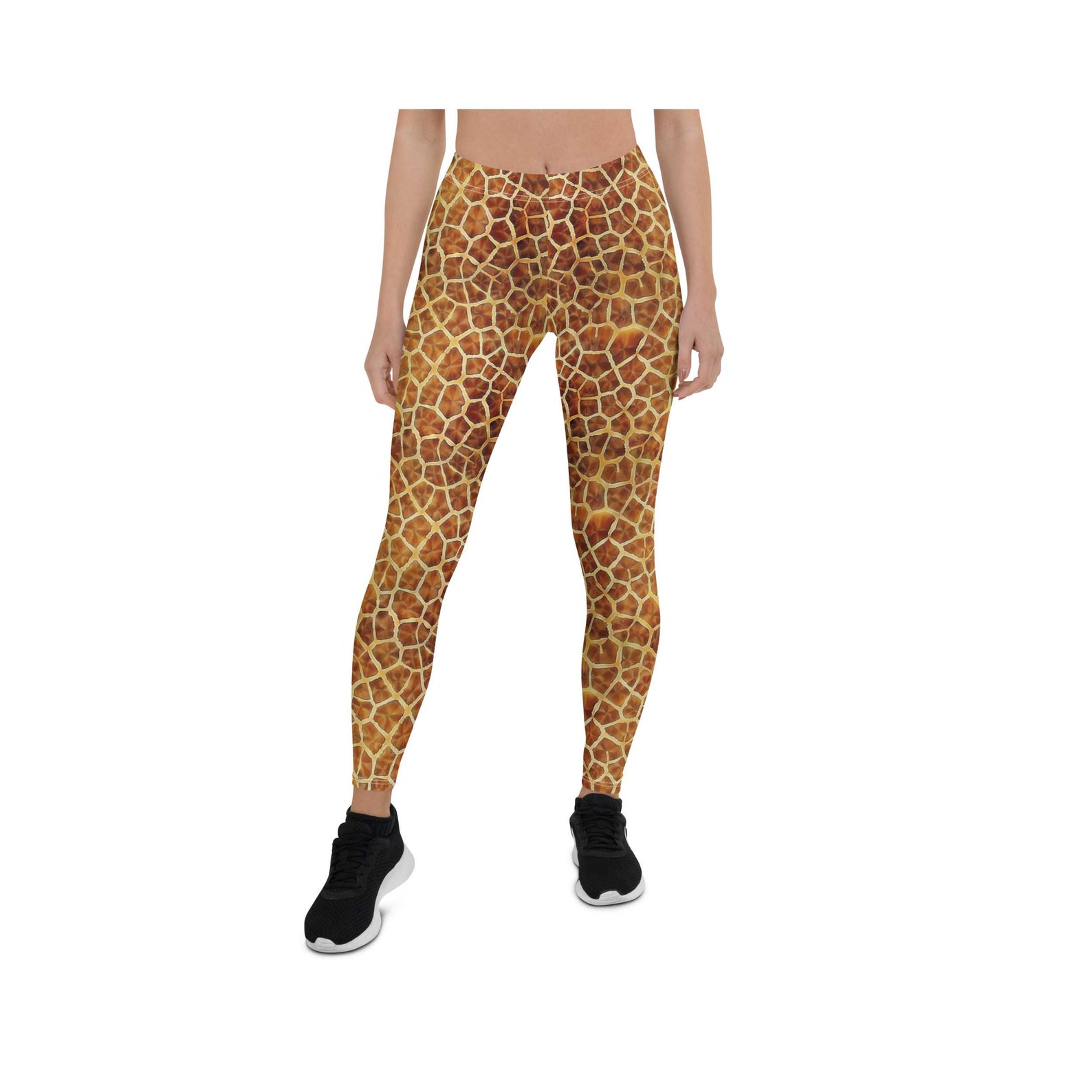 Giraffe Pattern Leggings - Etsy