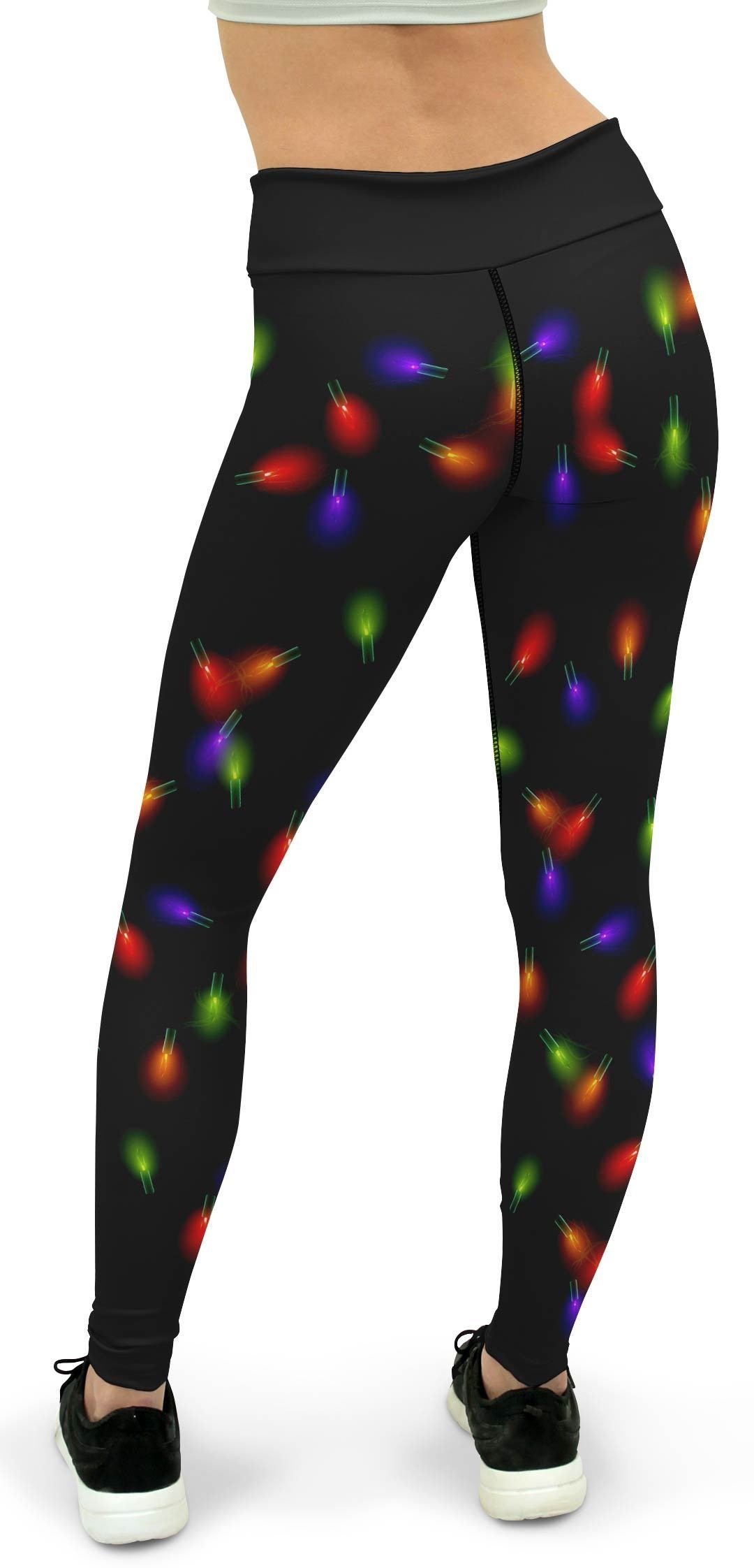Small Christmas Lights Yoga Pants - Etsy