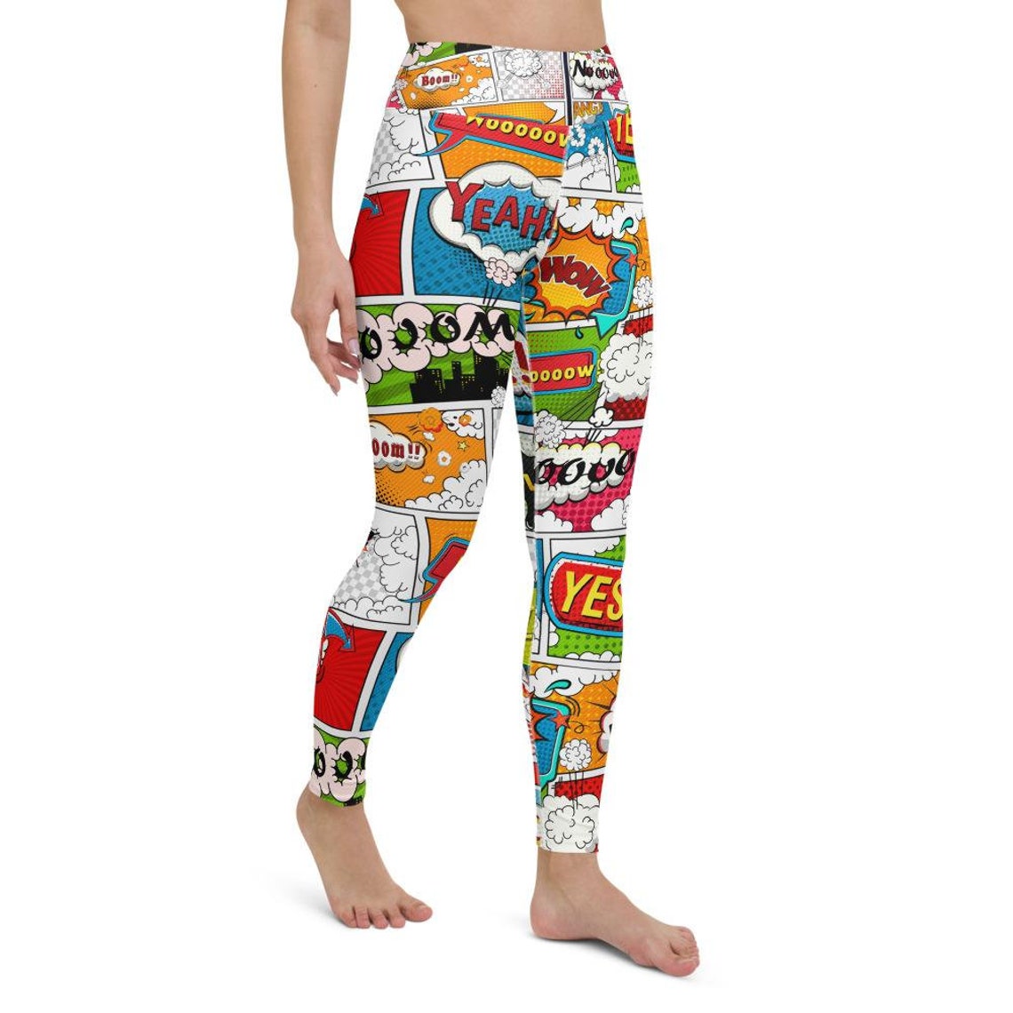Comic Book Super Hero Yoga Pants - Etsy
