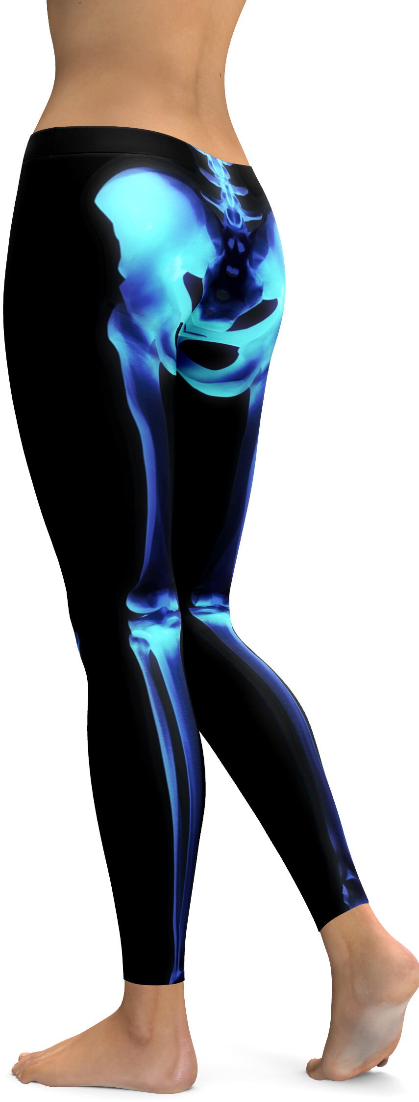 X-ray Skeleton Leggings Women - Halloween Workout Yoga Pants, High ...