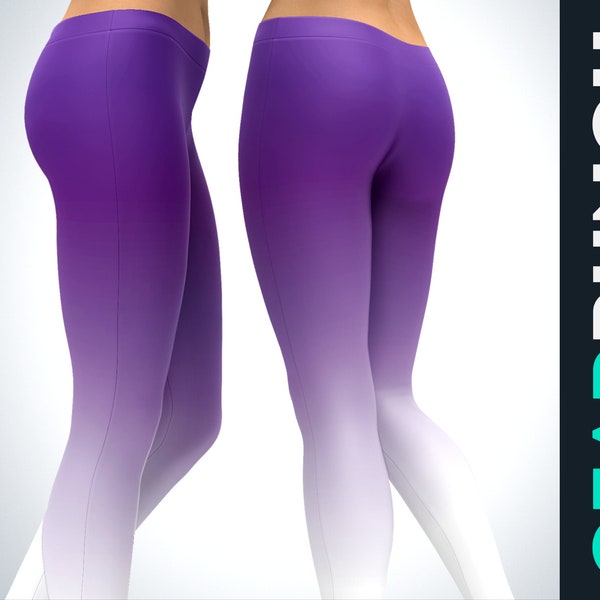 Purple Leggings - Etsy