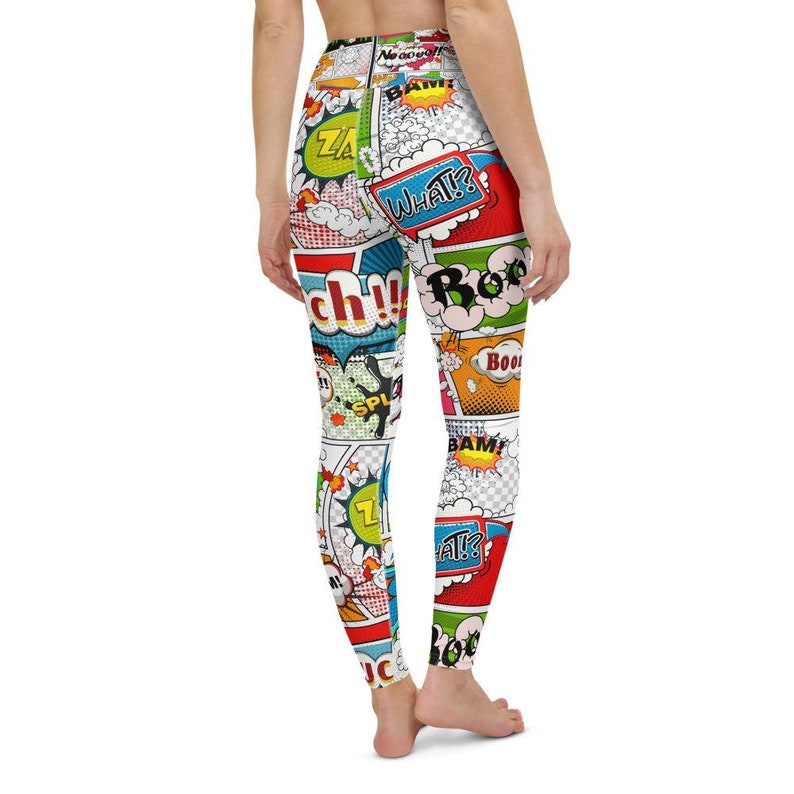 Comic Book Super Hero Yoga Pants - Etsy