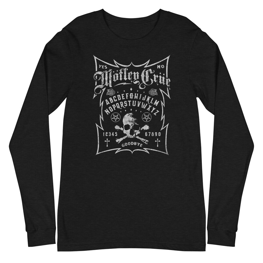 Motley Crue Skull Spirit Long Sleeve Shirt - Etsy