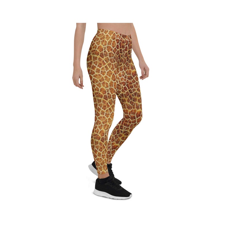 Giraffe Pattern Leggings - Etsy