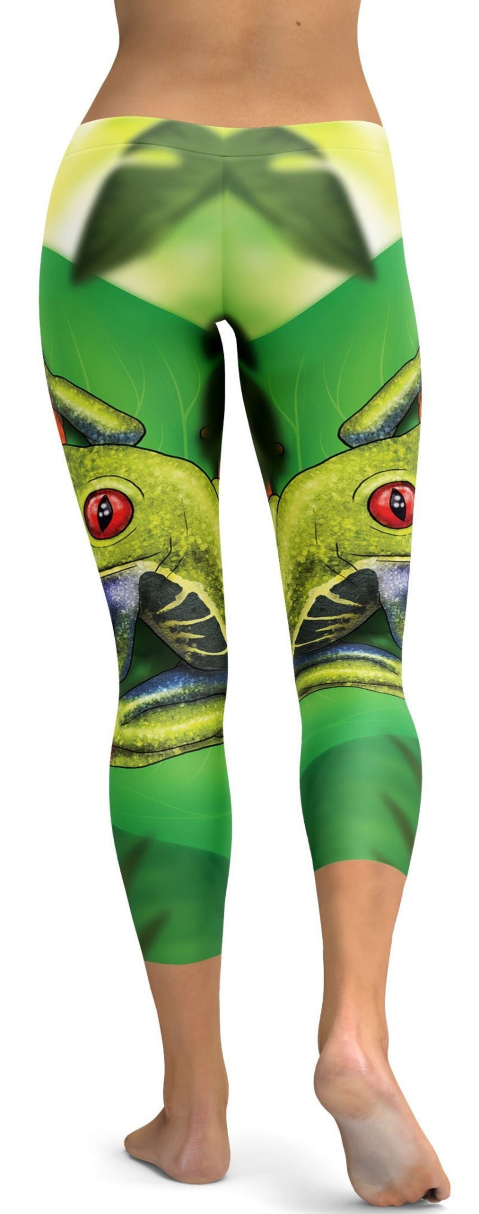 Green Tree Frog Capris - Etsy