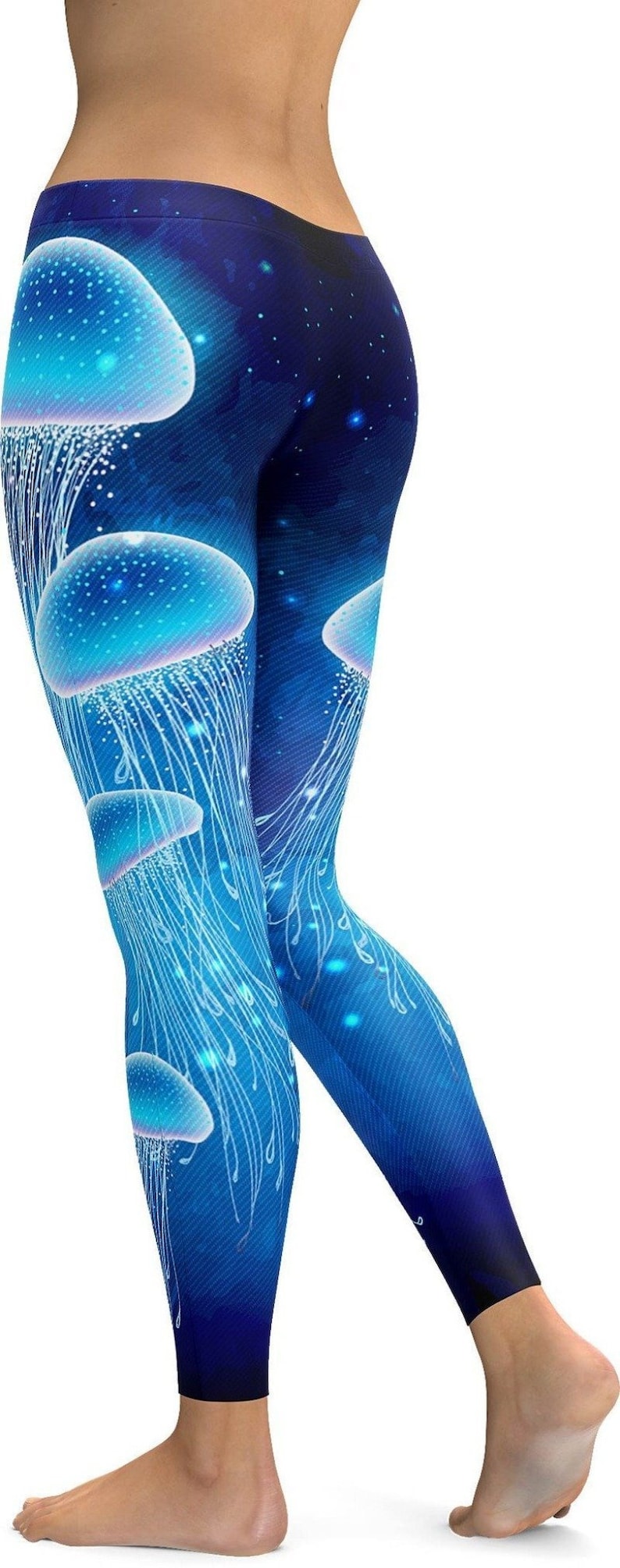 Jellyfish Scuba Diving Leggings - Etsy