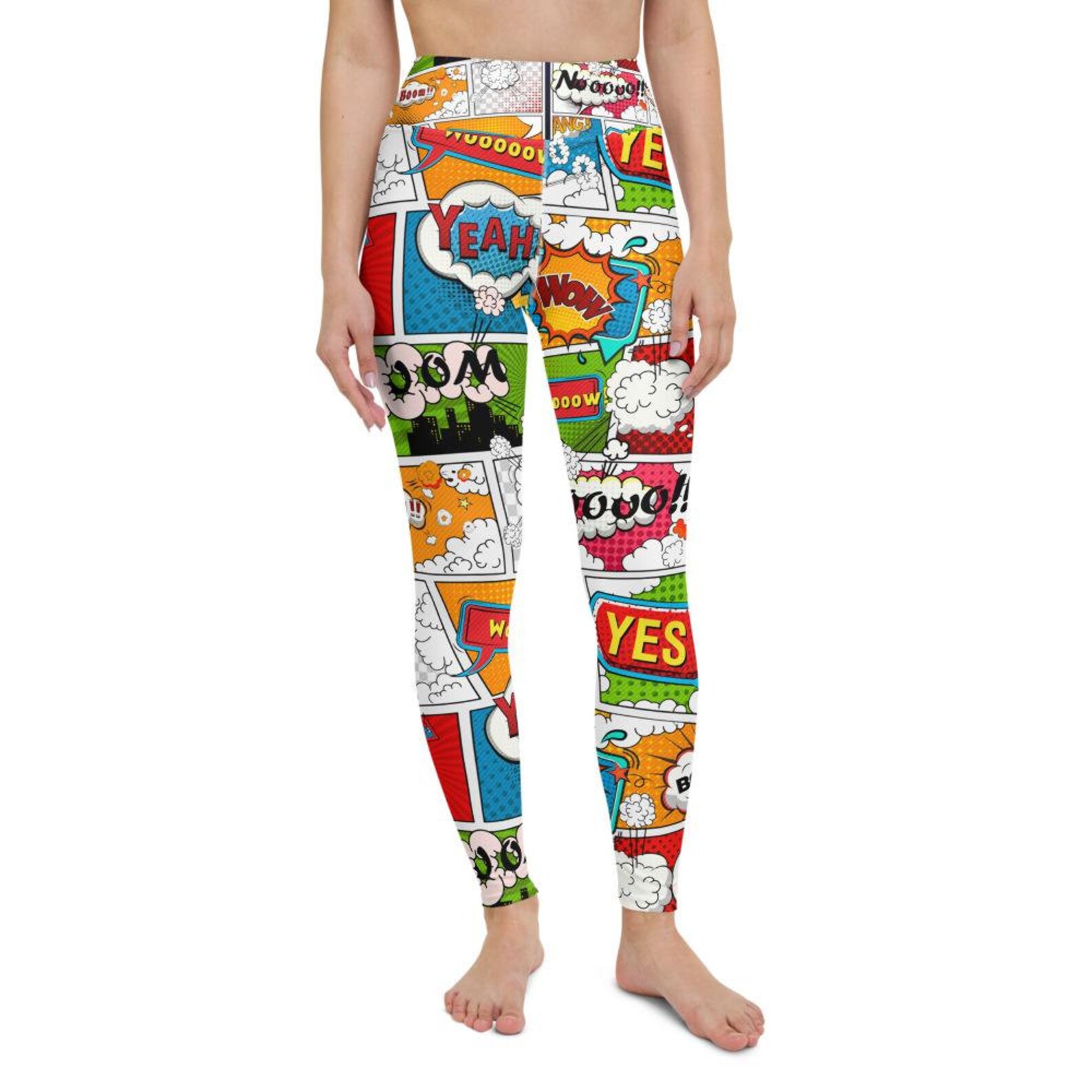 Comic Book Super Hero Yoga Pants - Etsy