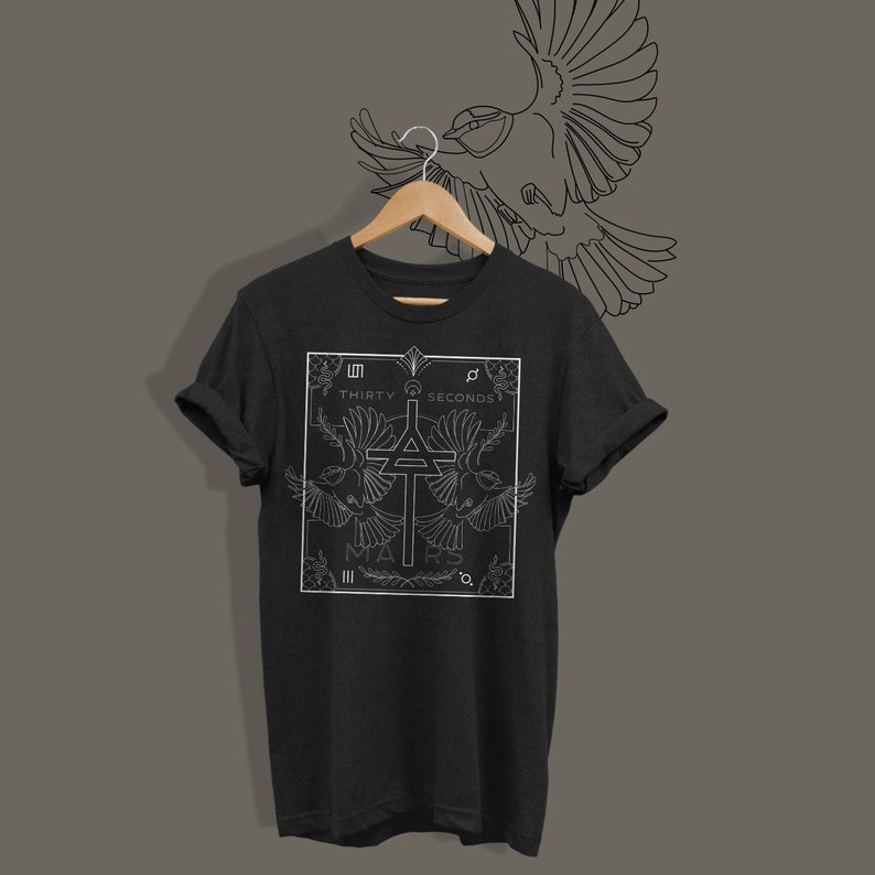 Thirty Seconds to Mars T-shirt Triad Fanart 30stm Merchandise, Jared ...