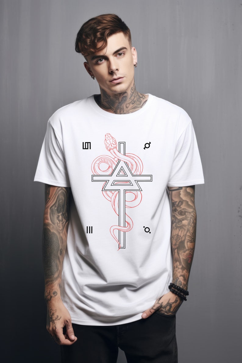 Thirty Seconds to Mars T-shirt Snake Triad Glyphs Fanart 30stm ...