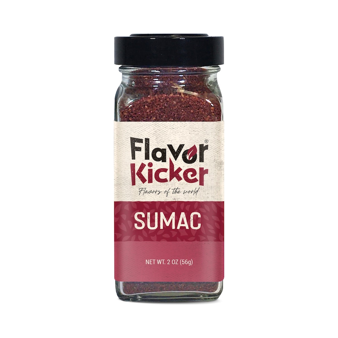 Flavorkicker - Pure 100% Ground Sumac Spice, No Salt, Non GMO, Original ...