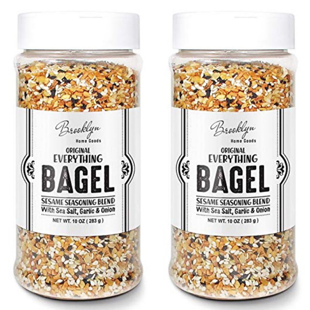 2 Pack Everything Bagel Seasoning Blend Original XL 10 Ounce Jar ...