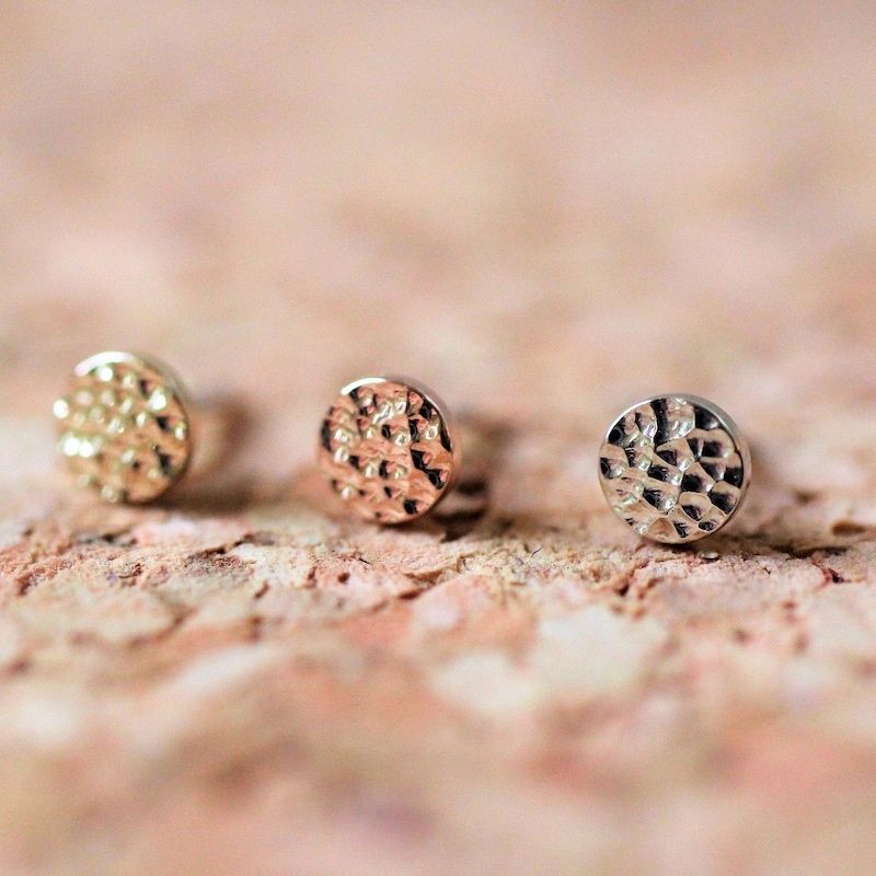 Gold Disc Earrings - Etsy