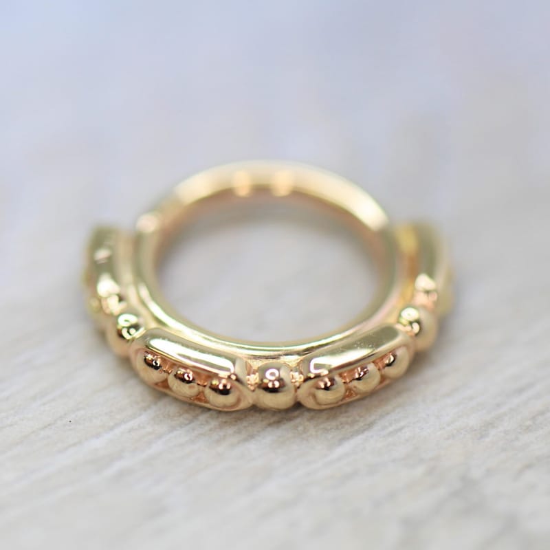 Gold Ring With Balls - Etsy