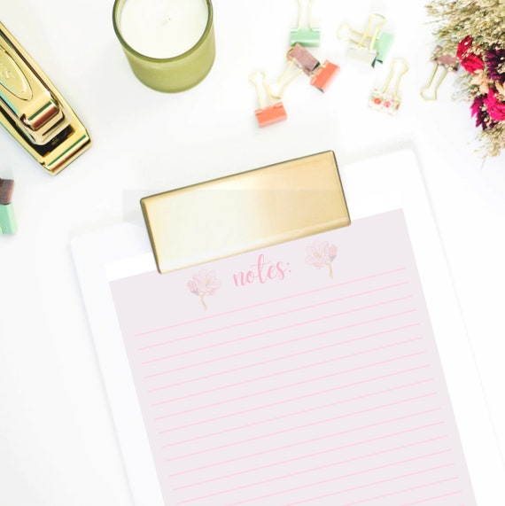 Notes Full Page Planner Sheet INSTANT DOWNLOAD Printable | Etsy