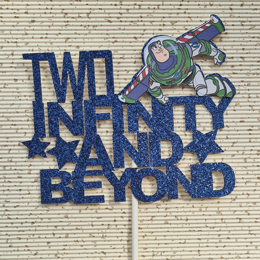 Buzz Lightyear Two Infinity and Beyond Toystory Personalised - Etsy