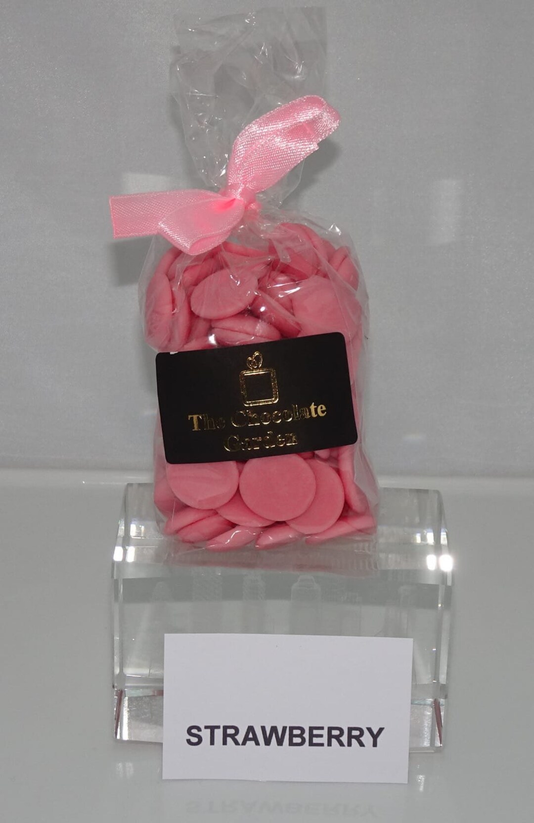 Strawberry Flavour Chocolate Buttons 100g Chocolate Buttons - Etsy