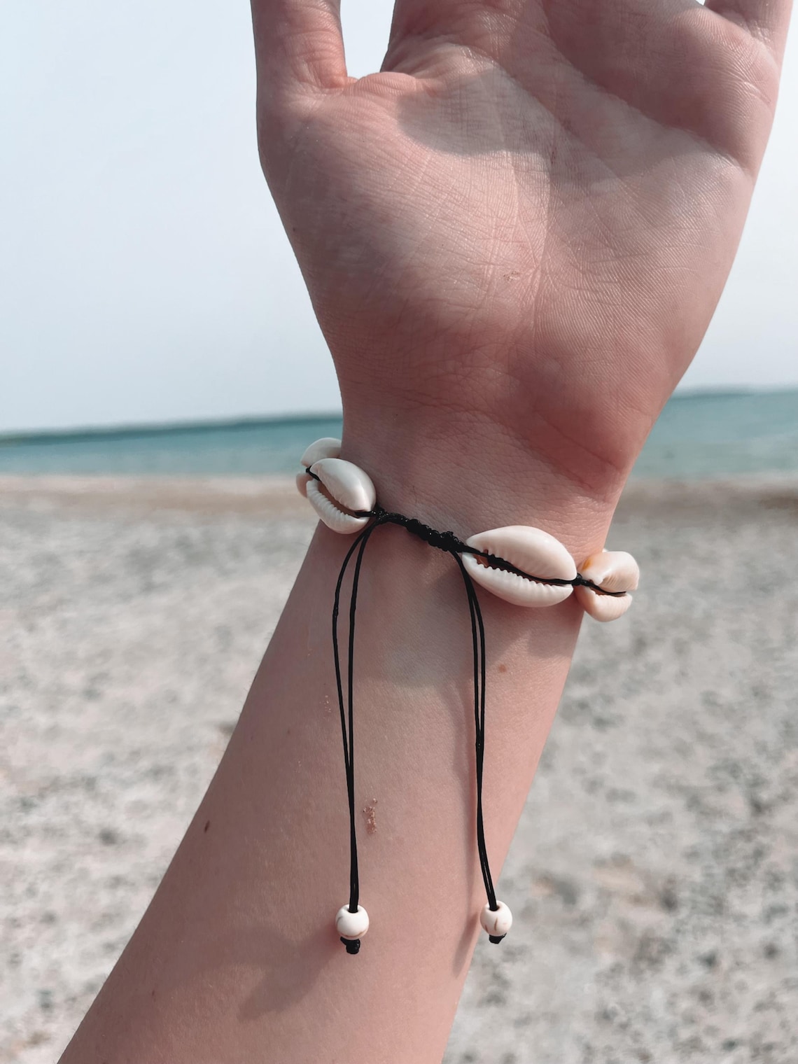 Puka Shell Bracelet - Tropical Vacation Bracelet - Seashell Bracelet ...