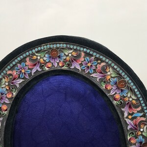 Antique Russian Enamel Silver Oval Picture Frame - Etsy