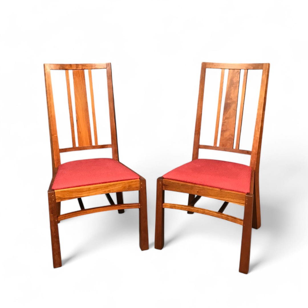 Pair of Thomas Moser Cherry Bungalow Side Chairs (2 Pairs Available) - Etsy