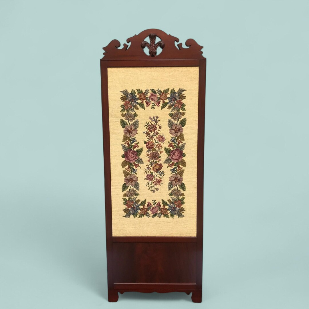 Rare 2 Panel Nathan Margolis Carved Mahogany 2 Panel Divider - Etsy