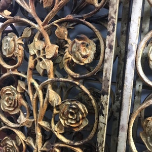 Large Pair of Very Heavy Cast Iron Window Grits - Etsy