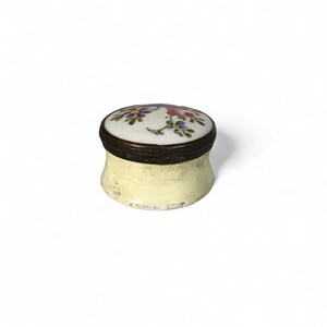 18-19th C. Battersea Enamel Box With Flower Urn - Etsy