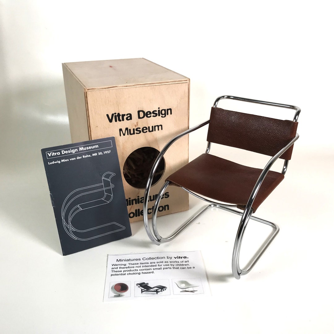Vitra Design Museum Miniature Mies Van Der Rohe MR 20 Chair - Etsy