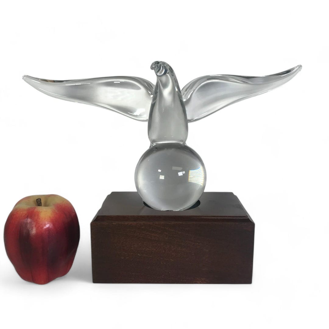 Large Steuben Crystal Eagle - Etsy